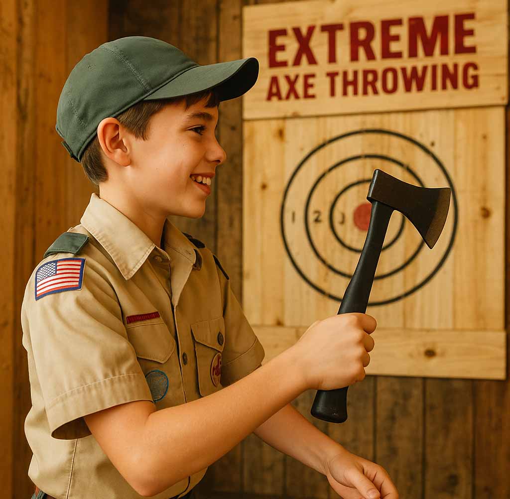 Build Skills, Confidence, and Fun: Boy Scout Axe Throwing Events at ...